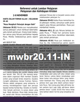 Referensi untuk Lembar Pelajaran Pelayanan dan Kehidupan Kristen