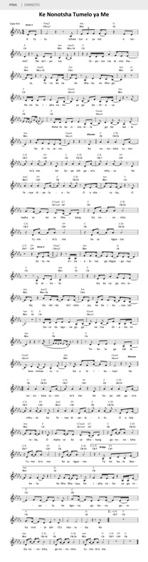 Ke Nonotsha Tumelo ya Me