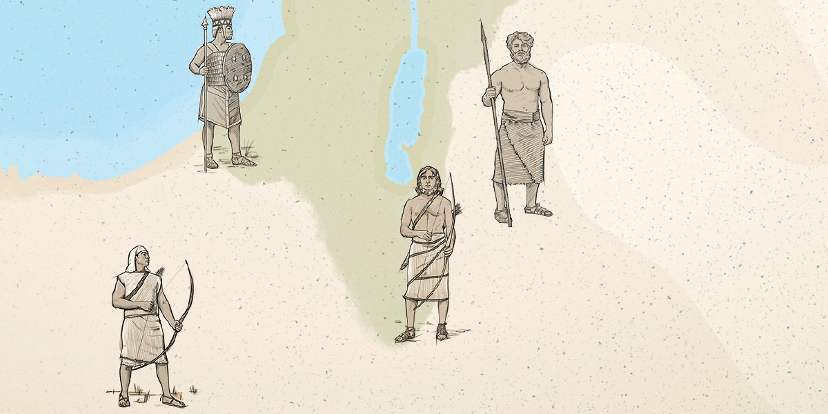 The Nations Surrounding Ancient Jerusalem—Map and Time Line