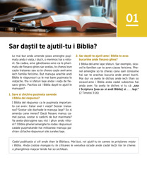 Sar daștil te ajutil-tu i Biblia?