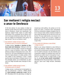 Sar meliarel i religia neciaci o anav le Devlesco