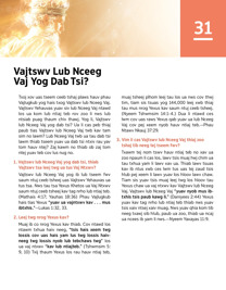 Vajtswv Lub Nceeg Vaj Yog Dab Tsi, Thiab Vajtswv Tsa Leej Twg Ua Tus ...