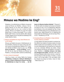 Mmuso wa Modimo ke Eng, Hona Morena wa Wona ke Mang?