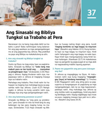 Ang Sinasabi ng Bibliya Tungkol sa Trabaho at Pera