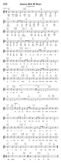 Sang 153—Jeuova Mek Mi Briev | Kristyan Sang