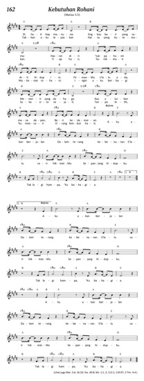 Lagu 162—Kebutuhan Rohani | Lagu Kristen