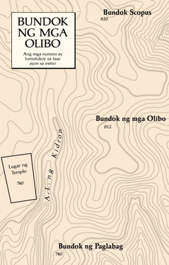 Olibo, Bundok ng mga