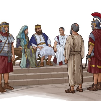 Paul Appeals to Caesar and Then Witnesses to King Herod Agrippa