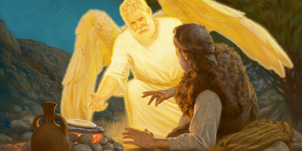 Angel Ministers To Elijah