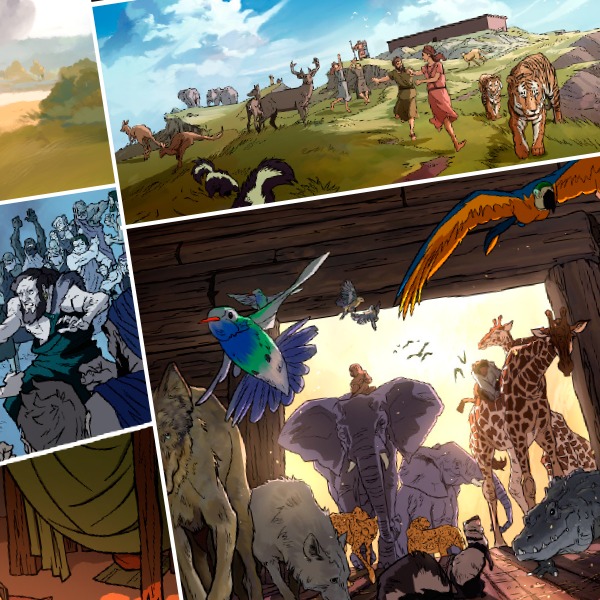 Noah Has Faith in God | Illustrated Bible Story