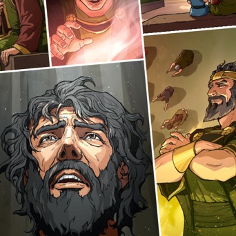 Jehová perdona al rey Manasés | Historia bíblica ilustrada