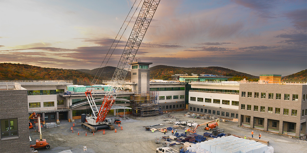 JW New World Headquarters Peak Construction Phase Completed