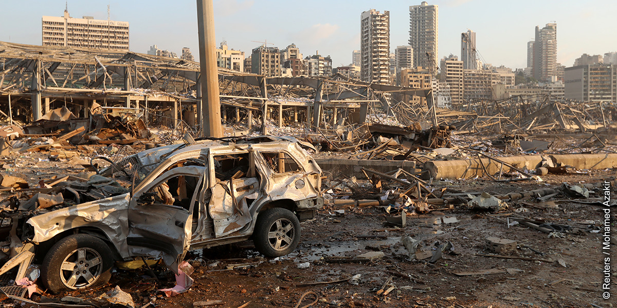 Grande explosão em Beirute, Líbano