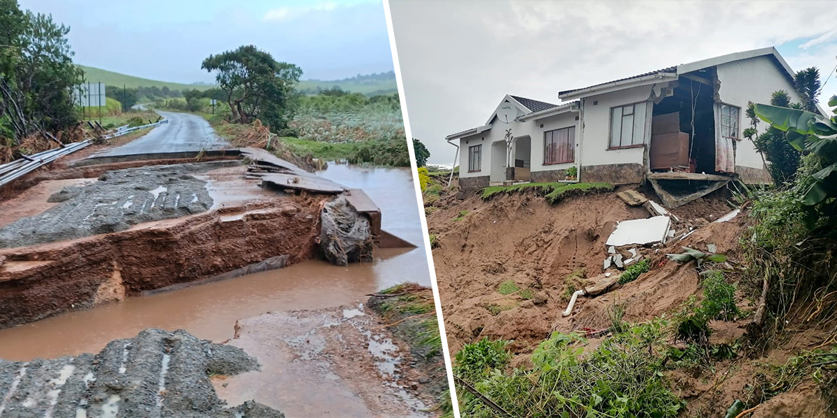 Pininsala ng Malalakas na Ulan at mga Mudslide ang South Africa