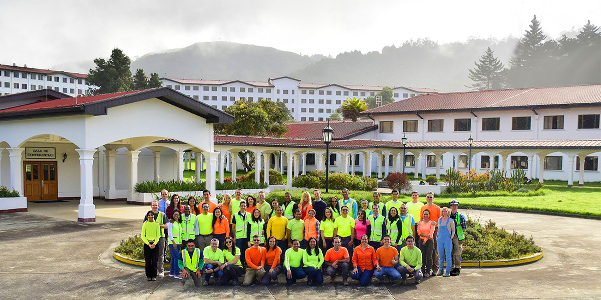 Retorno das visitas no Betel da Colômbia após a renovação